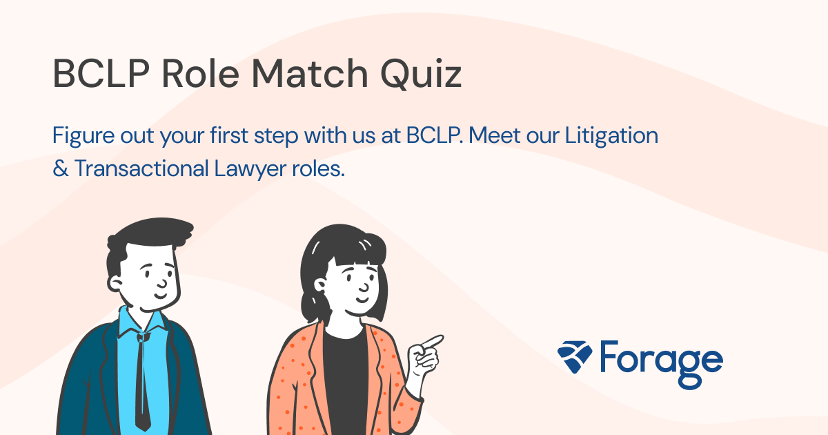 BCLP Careers Role Match Quiz | Forage